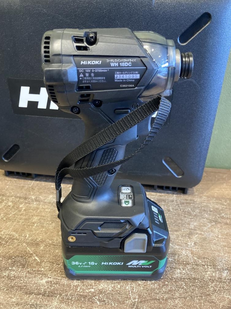 HiKOKI ハイコーキ 18Vコードレスインパクトドライバ WH18DC(XCBZ)の中古 未使用品 《宮城・仙台》中古工具販売の専門店│ ツールオフ仙台店｜中古工具販売のツールオフ
