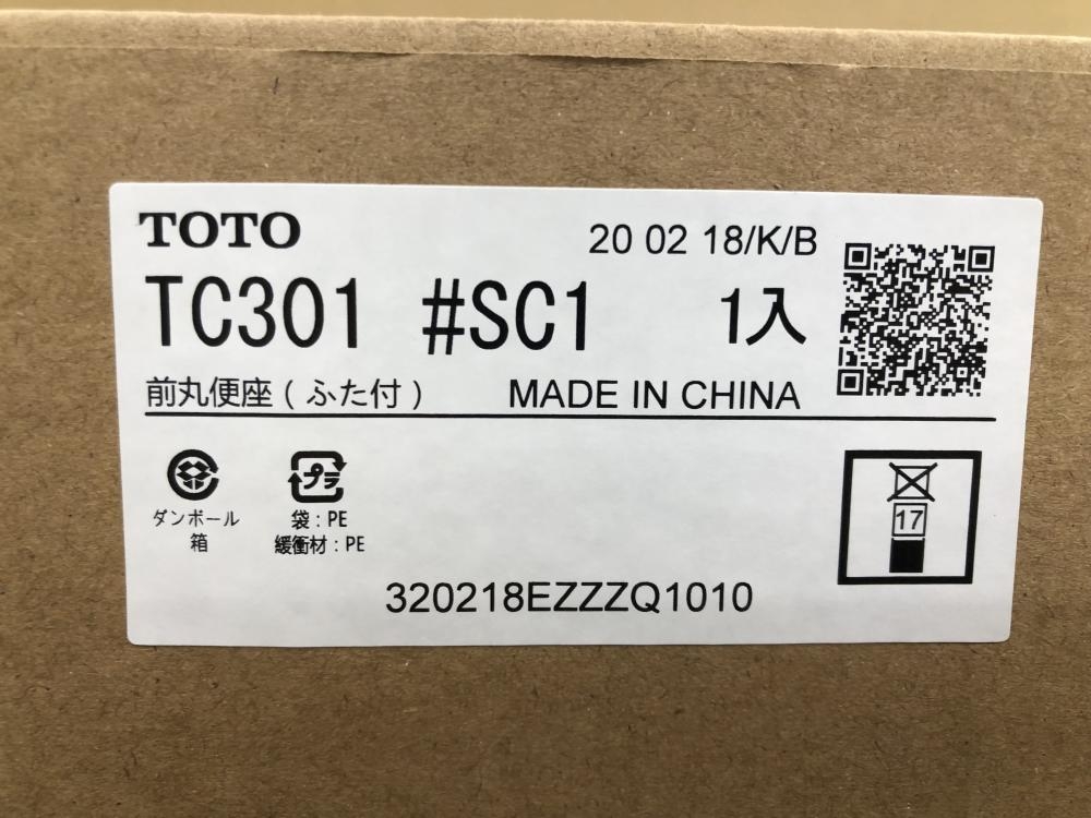 TOTO 前丸便座 TC301 #SC1の中古 未使用品 《東京・八王子》中古工具販売の専門店│ ツールオフ八王子店｜中古工具販売のツールオフ