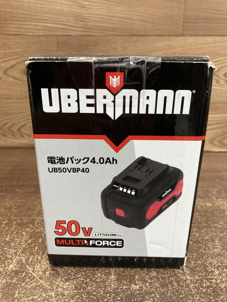 UBERMANN バッテリ UB50VBP40の中古 未使用品 《群馬・高崎》中古工具販売の専門店│ ツールオフ高崎店｜中古工具販売のツールオフ
