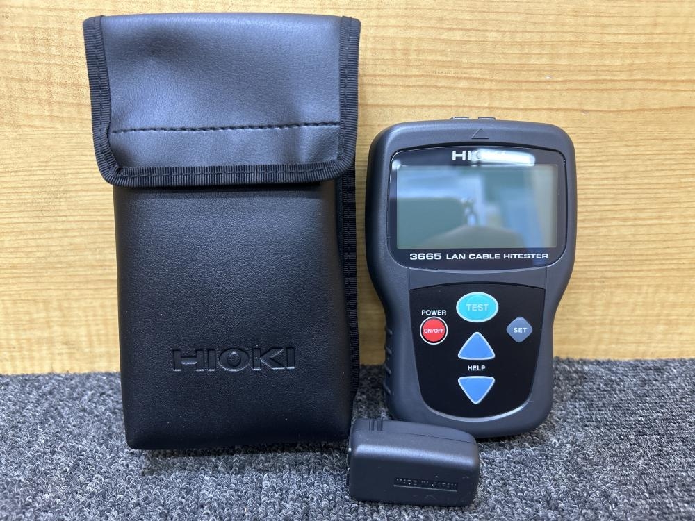 日置 HIOKI LANケーブルハイテスタ 3665の中古 未使用品 《大阪・松原》中古工具販売の専門店│ツールオフ松原店｜中古工具販売のツールオフ