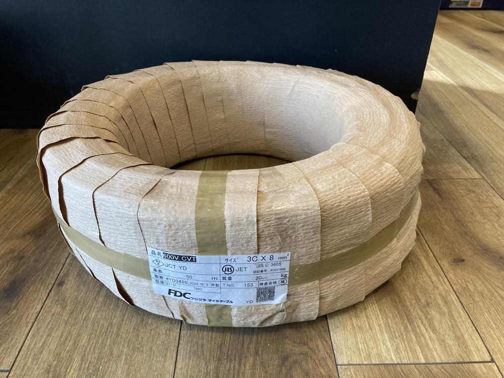 FDC CVケーブル 3×8の中古 未使用品 《千葉》中古工具販売の専門店│ ツールオフ千葉幕張店｜中古工具販売のツールオフ