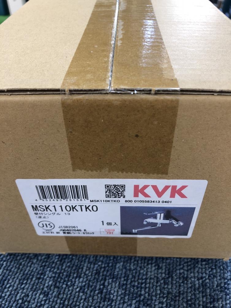 KVK 壁付シングル MSK110KTKOの中古 未使用品 《神奈川・川崎》中古工具販売の専門店│ ツールオフ神奈川・川崎店｜中古工具販売のツールオフ