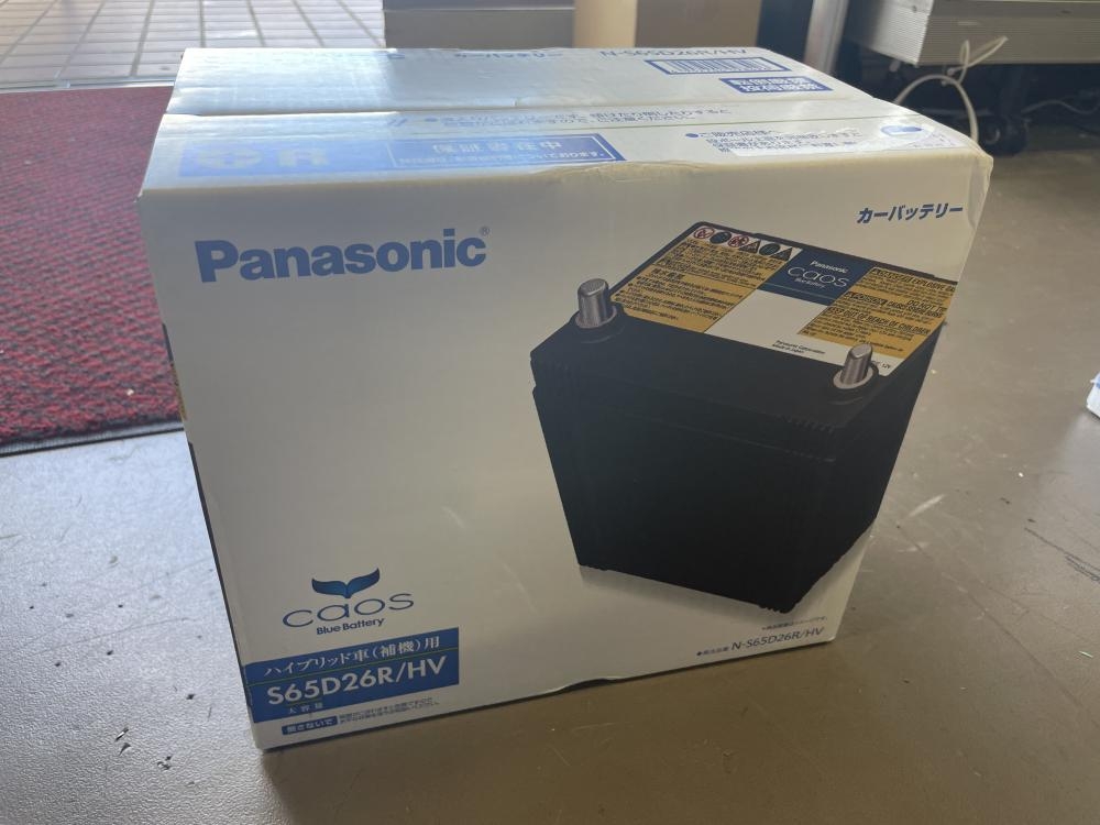 パナソニック Panasonic カオス ハイブリット車用バッテリー N-S65D26R/HV 22.08.23製の中古 未使用品 《埼玉 ...